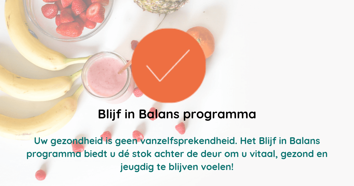 Blijf in Balans programma vanaf € 34,95 p.m. - How2behealthy